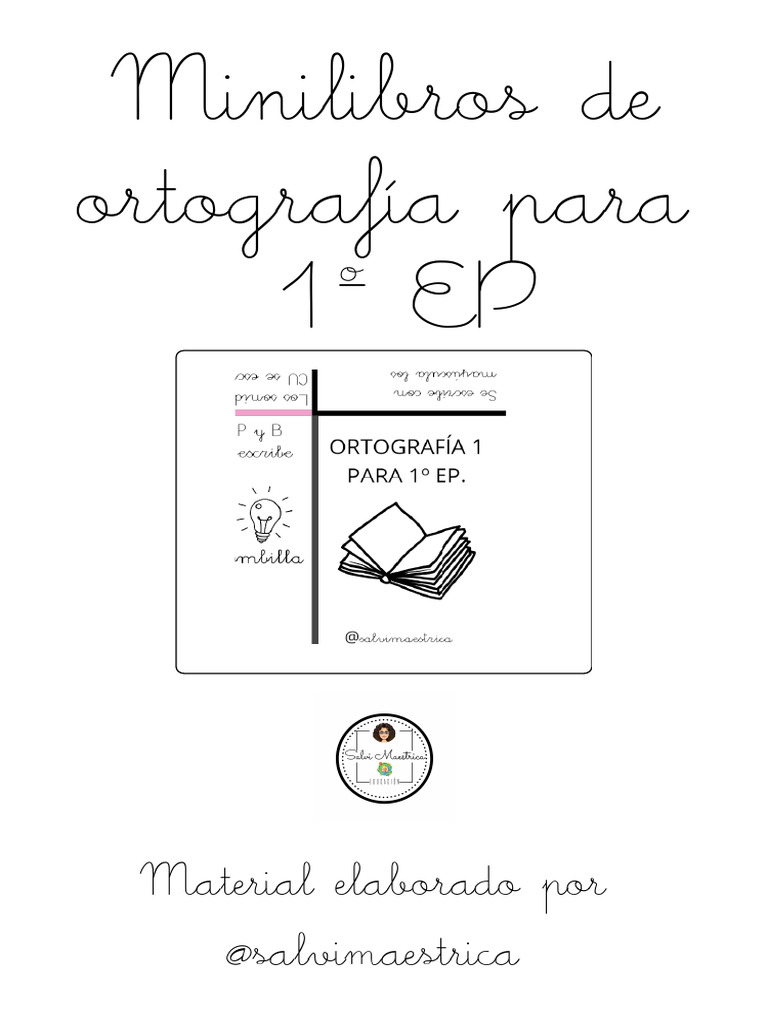 Ortografía para 1º EP: Guía Práctica | PDF | Ortografía | Codificaciones