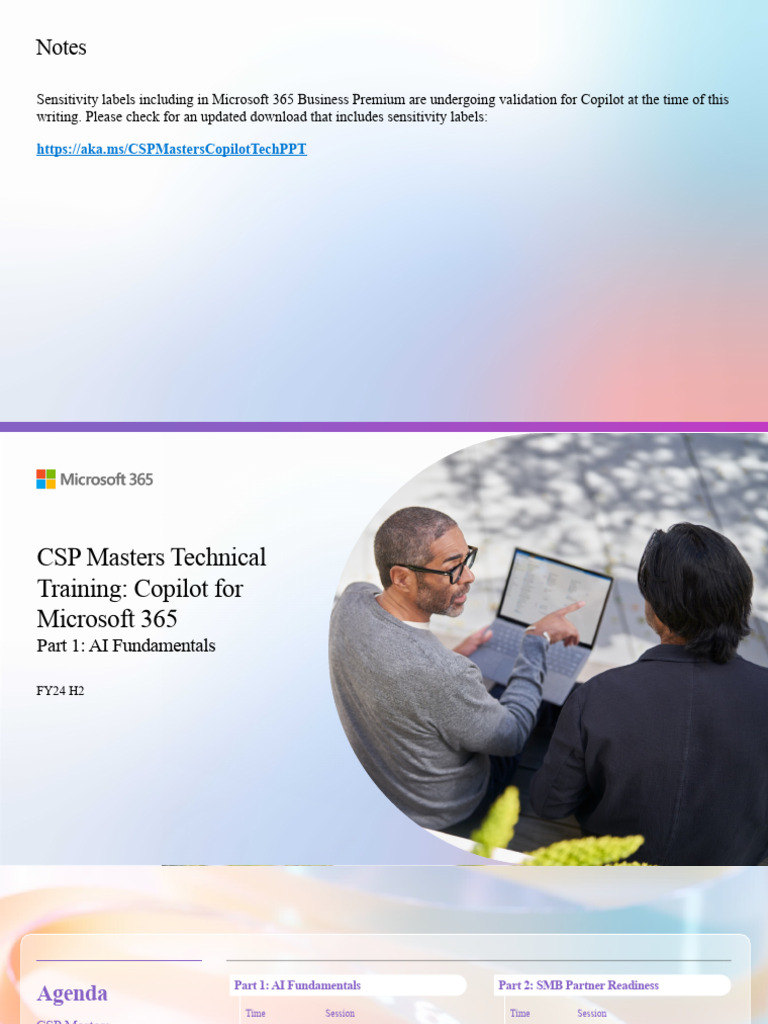 CSP Masters Copilot Technical Part 01. AI Fundamentals | PDF | Artificial Intelligence ...