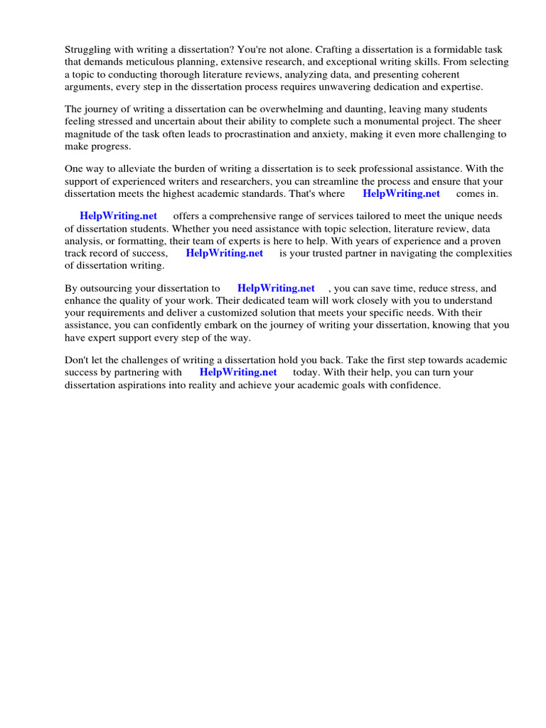 Dissertation Outline PDF | Download Free PDF | Thesis