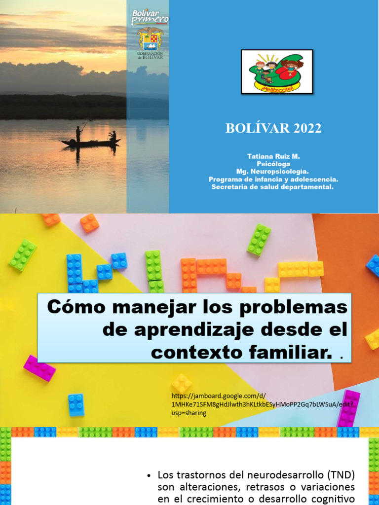 Manejo Familiar de Problemas de Aprendizaje | PDF | Desorden ...