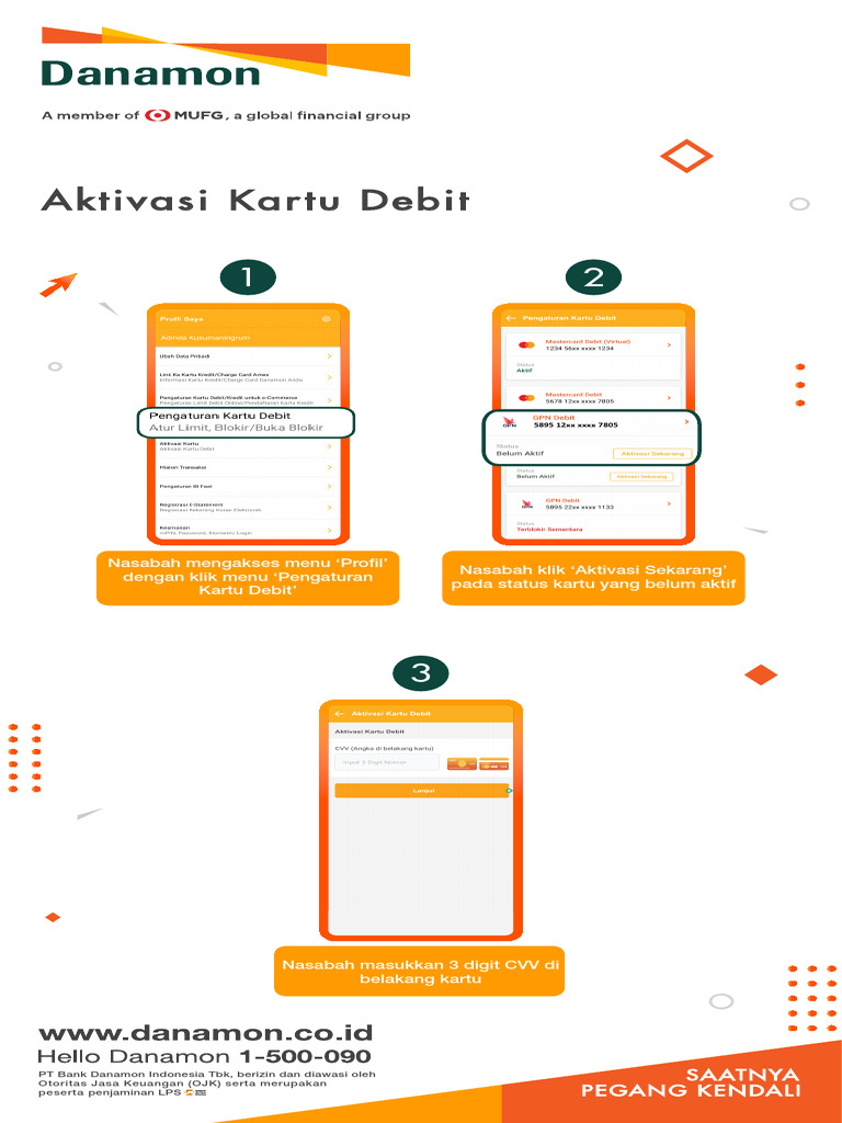 10 Aktivasi Kartu Debit | PDF