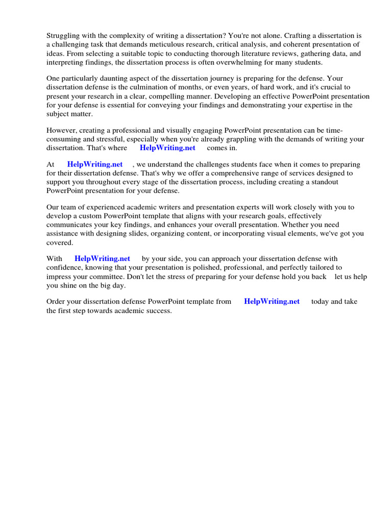 Dissertation Defense Made Easy | PDF | Microsoft Power Point | Thesis