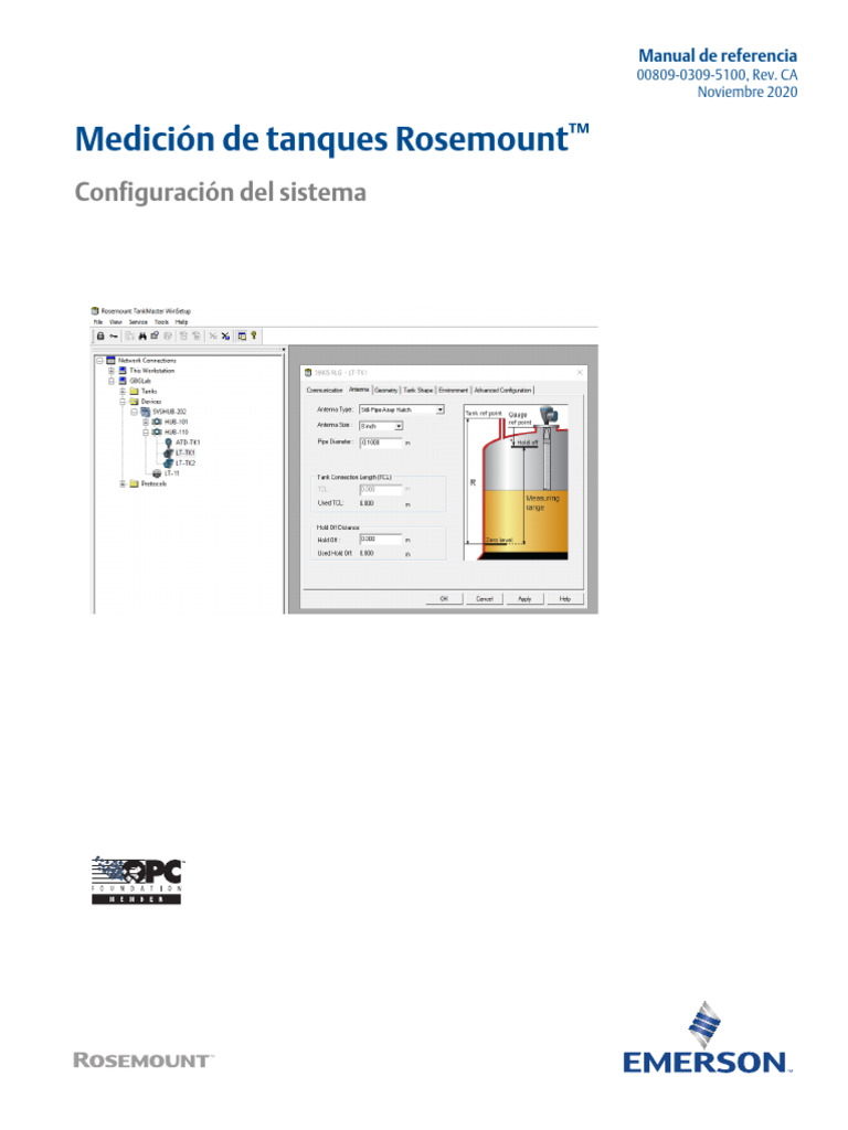 Manual Raptor Sistema de Medición de Tanques Rosemount Tank Gauging Es ...