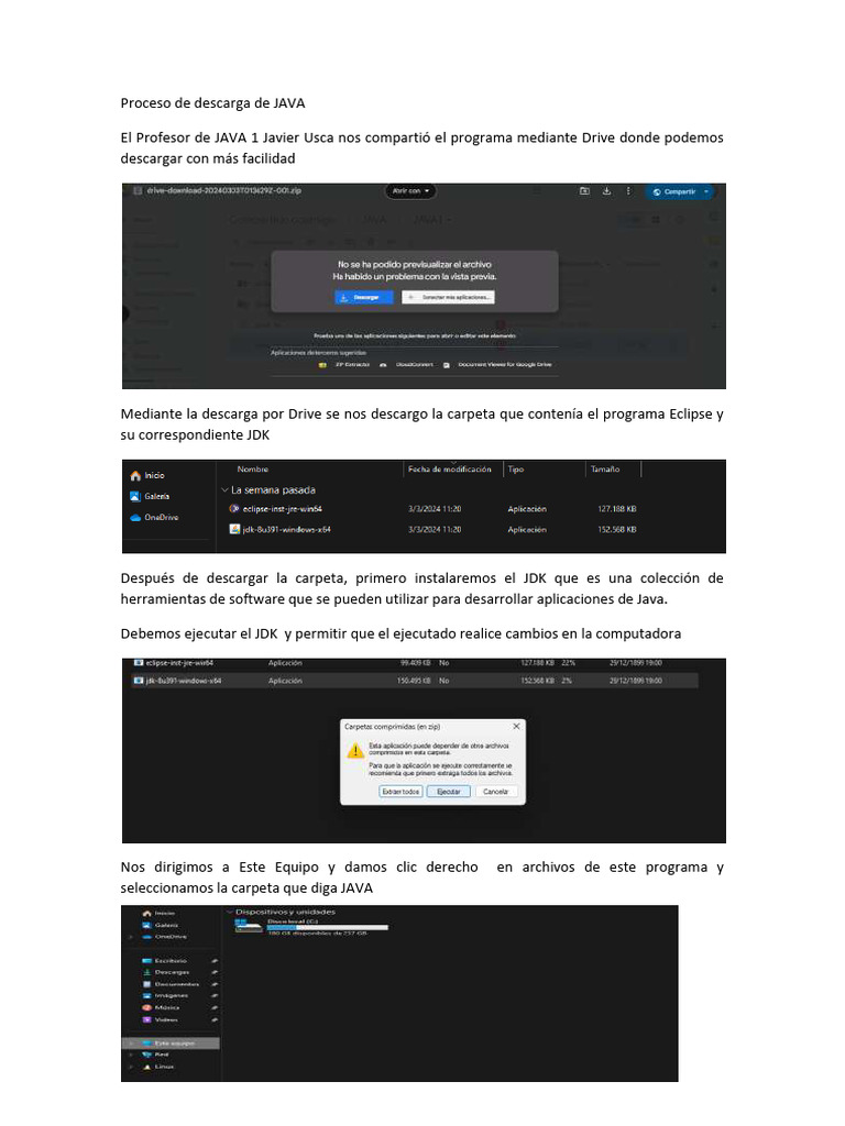 Guía para Descargar e Instalar Java | PDF