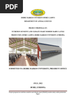 Project Proposal For Cattle and Goat Fattening and Dairy Farm (Final ...