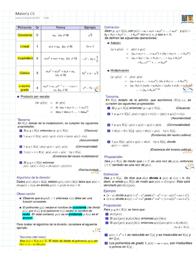 Resumen Control 5 | PDF