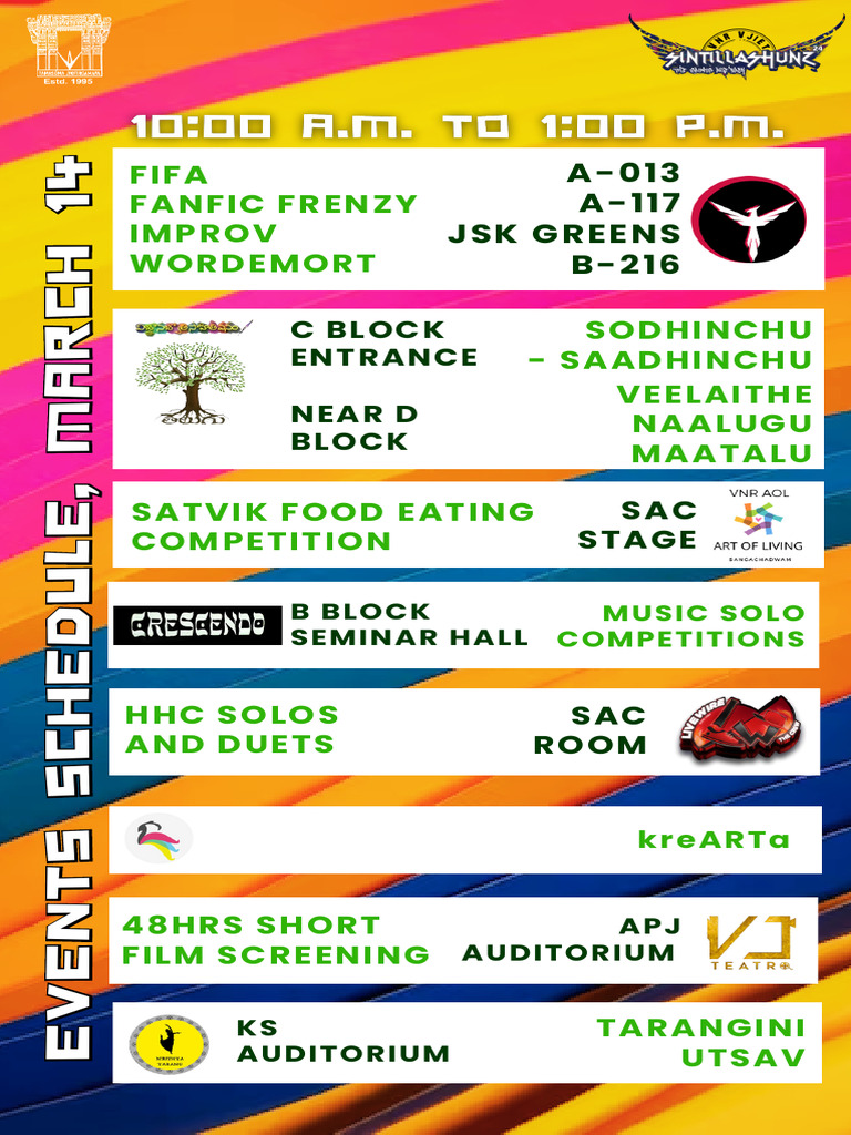 Event Schedule | PDF