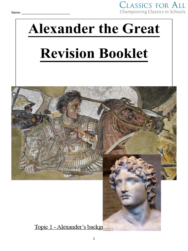Alexander's Early Life & Military Leadership | PDF | Social Science ...
