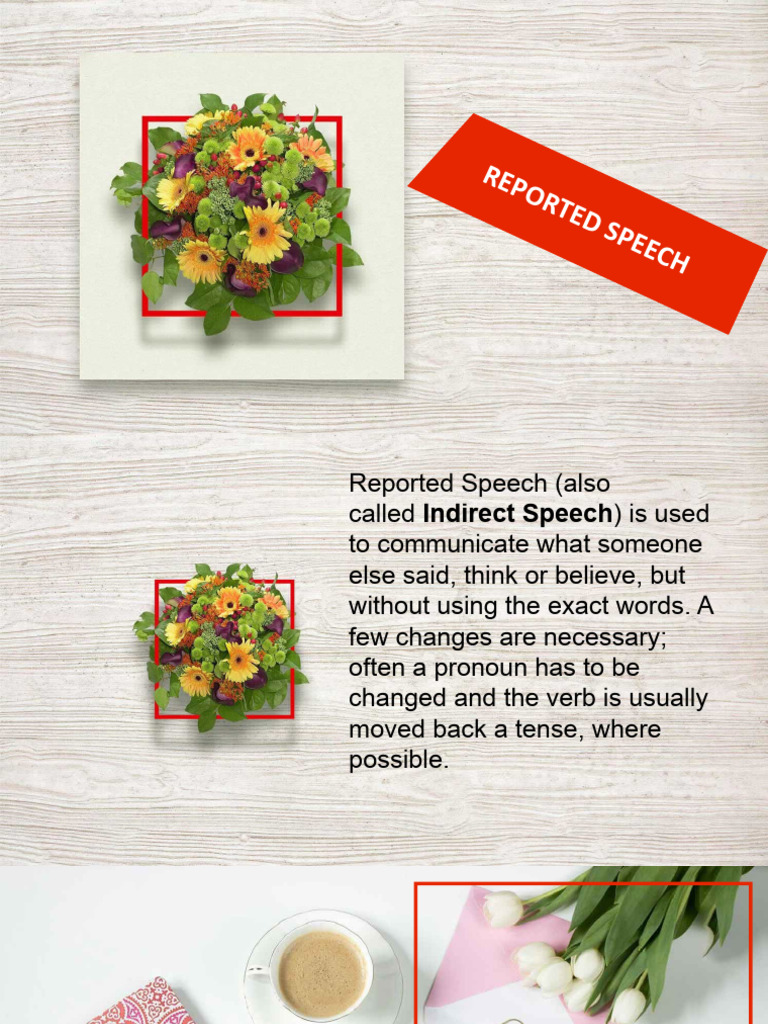 Reported Speech | PDF | Semantics | Language Mechanics