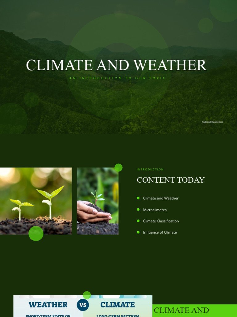 Understanding Climate and Weather Basics | PDF | Weather | Climate