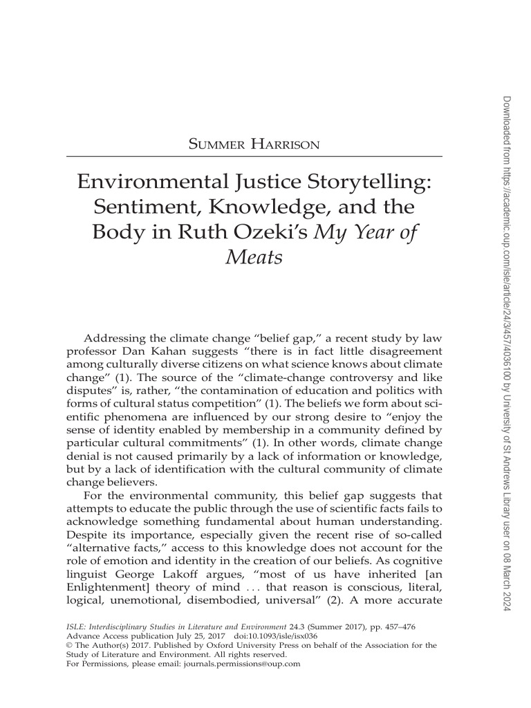 Summer Narrative Story MYOM | PDF | Narrative | Intensive Animal Farming