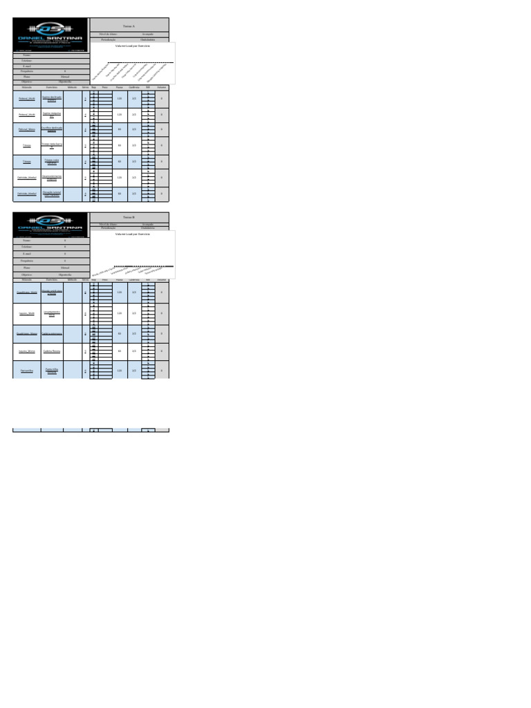 Avancado Treinos de Hipertrofia Infinitos 6x Semana 11 13 | PDF | Peso | Boa forma