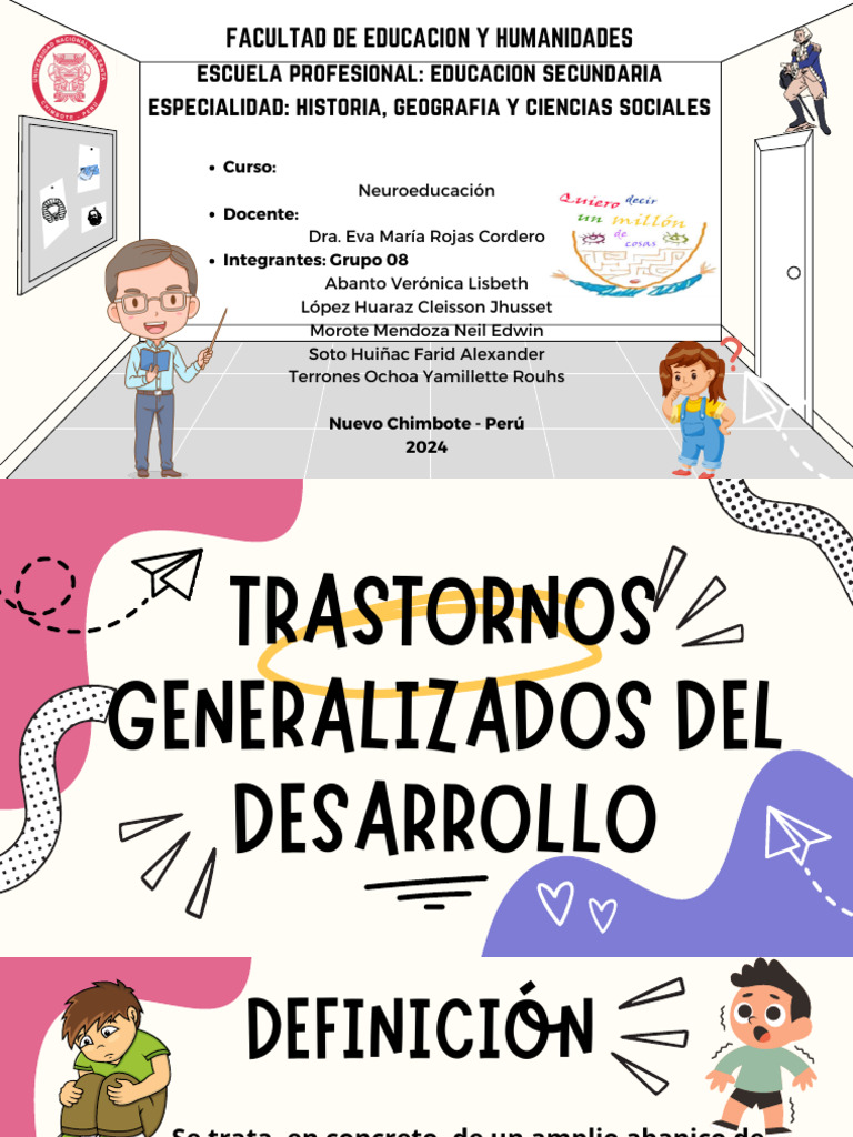 Trastornos Generalizados Del Desarrollo No Especificado | PDF | Aprendizaje | Terapia ocupacional