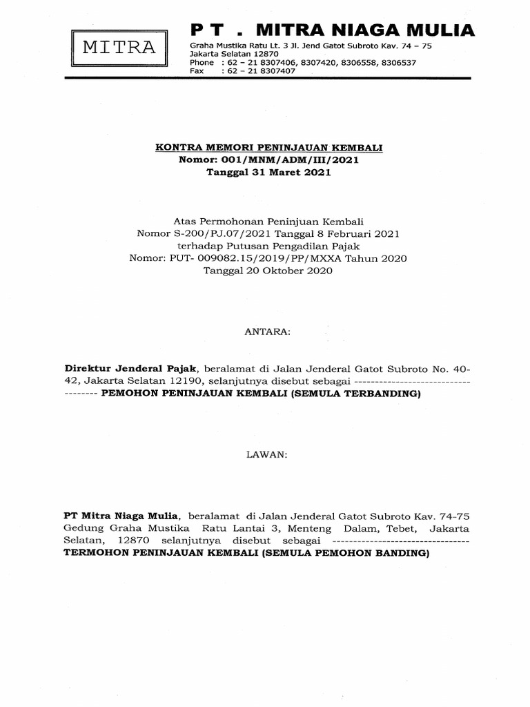 Final Kontra Memori PK PT MNM 2013 | PDF