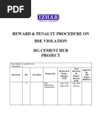 Monthly HSE Performance Report | PDF | Microsoft Word | Safety