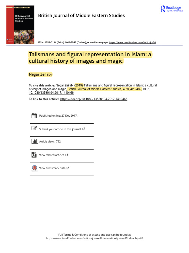 Islamic Aniconism: Images and Talismans | PDF | Amulet | Hadith