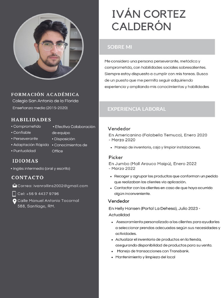 CV Ivan Cortez.C | PDF