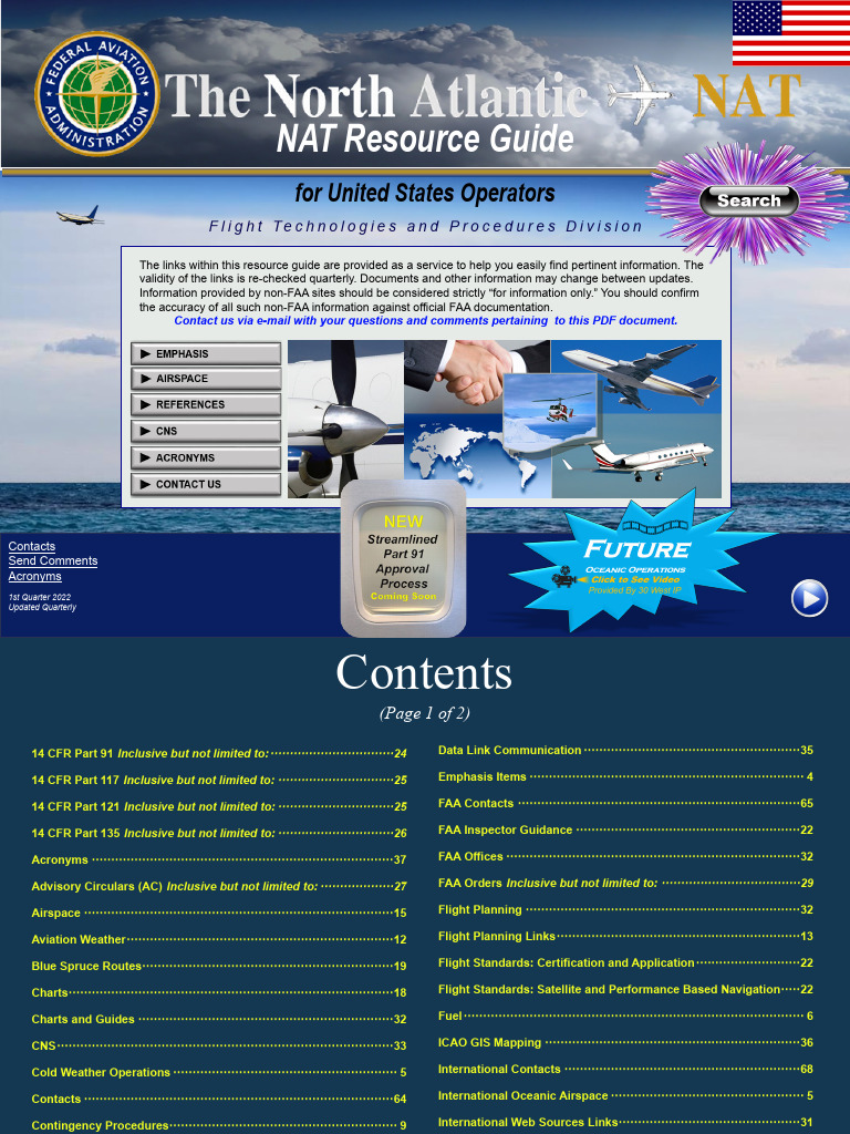 NAT Resource Guide: For United States Operators | PDF | Instrument ...