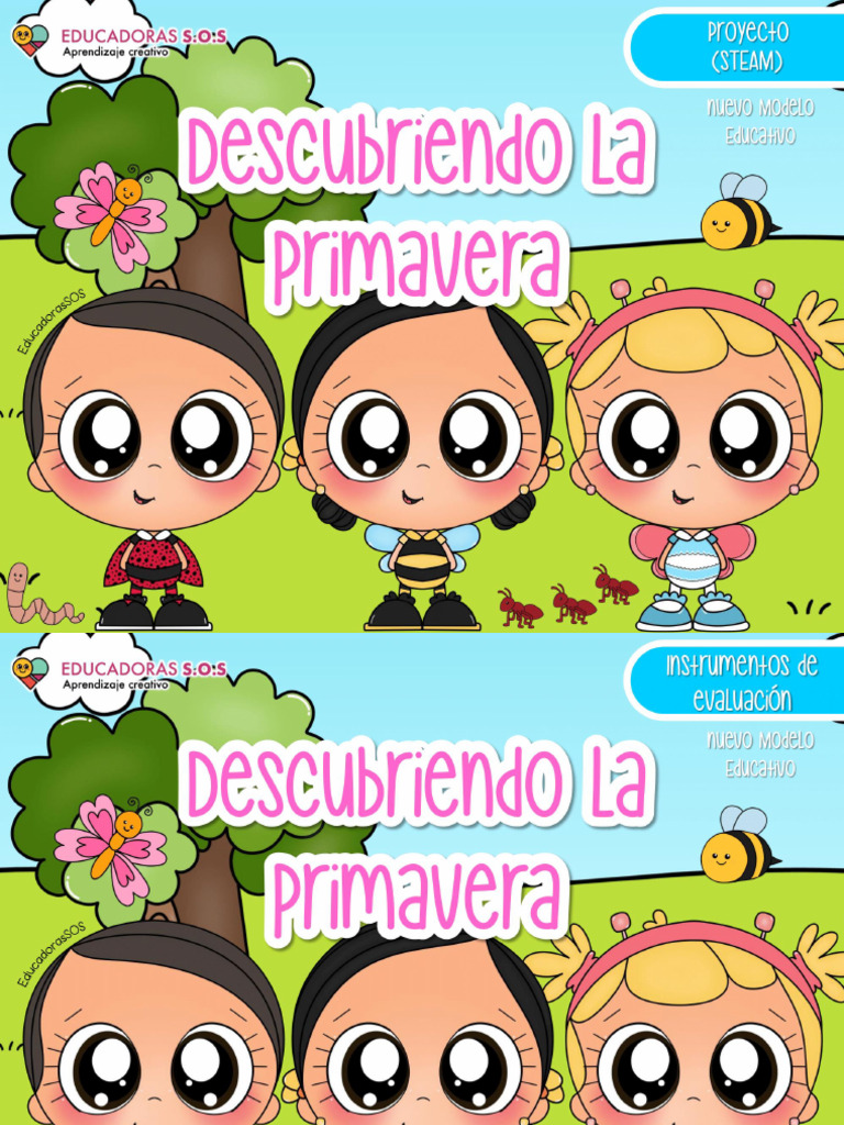 Proyecto 13 Descubriendo La Primavera Educadorassos Editable | PDF | Naturaleza | Pensamiento