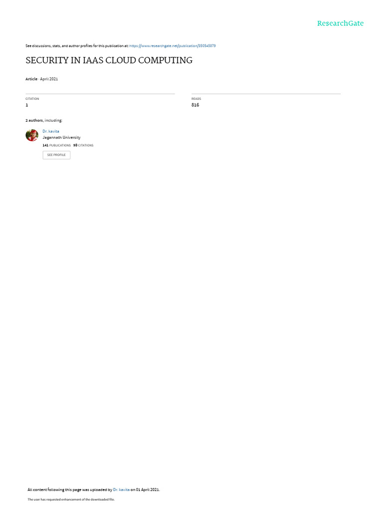 Ugcm 12019 | PDF | Cloud Computing | Encryption