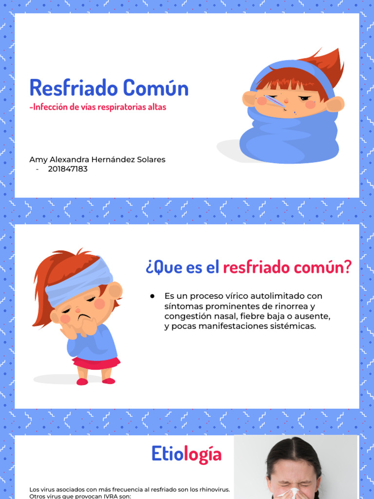 Resfriado Común Amy | PDF | Resfriado comun | Causas de la muerte