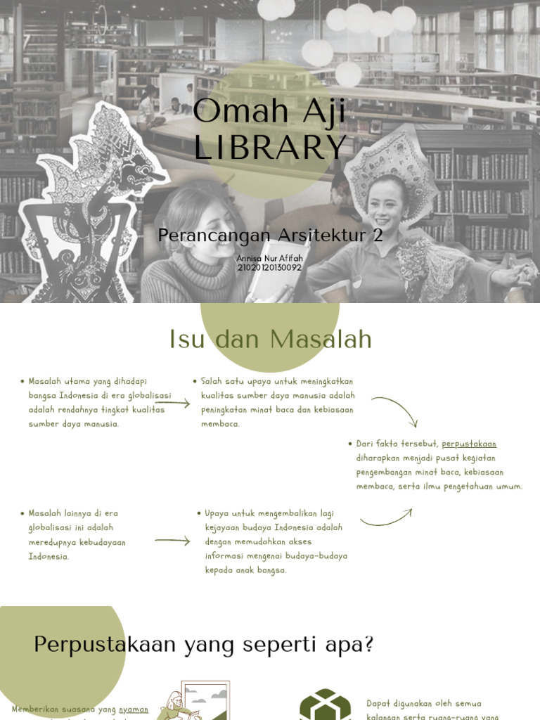 Program Ruang Perancangan Perpustakaan | PDF