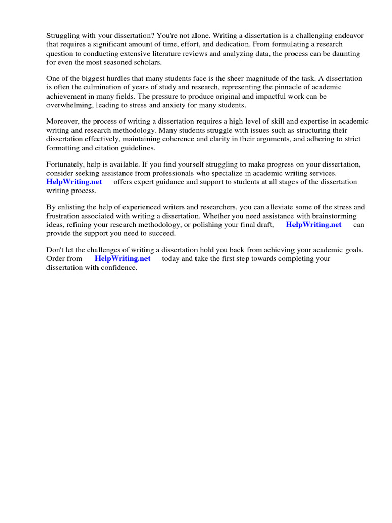 Dissertation Encouragement | PDF | Thesis | Doctor Of Philosophy