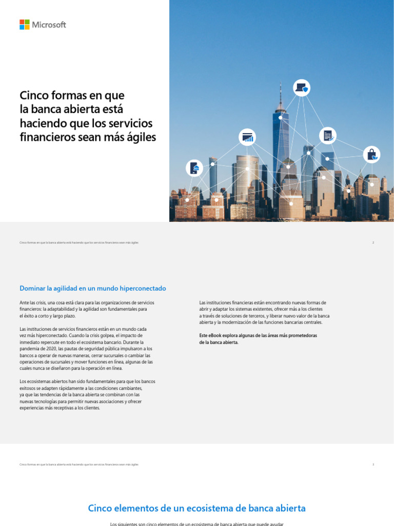 Cinco Formas en Que La Banca | PDF | Bancos | Computación en la nube