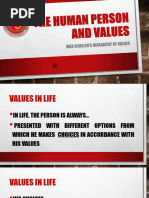 Hierarchy of Values | PDF | Pleasure | Behavioural Sciences