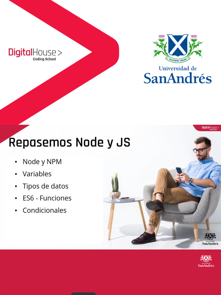 A01 - Repaso Node, Variables, Funciones, Condicionales | Descargar gratis PDF | Programación de ...