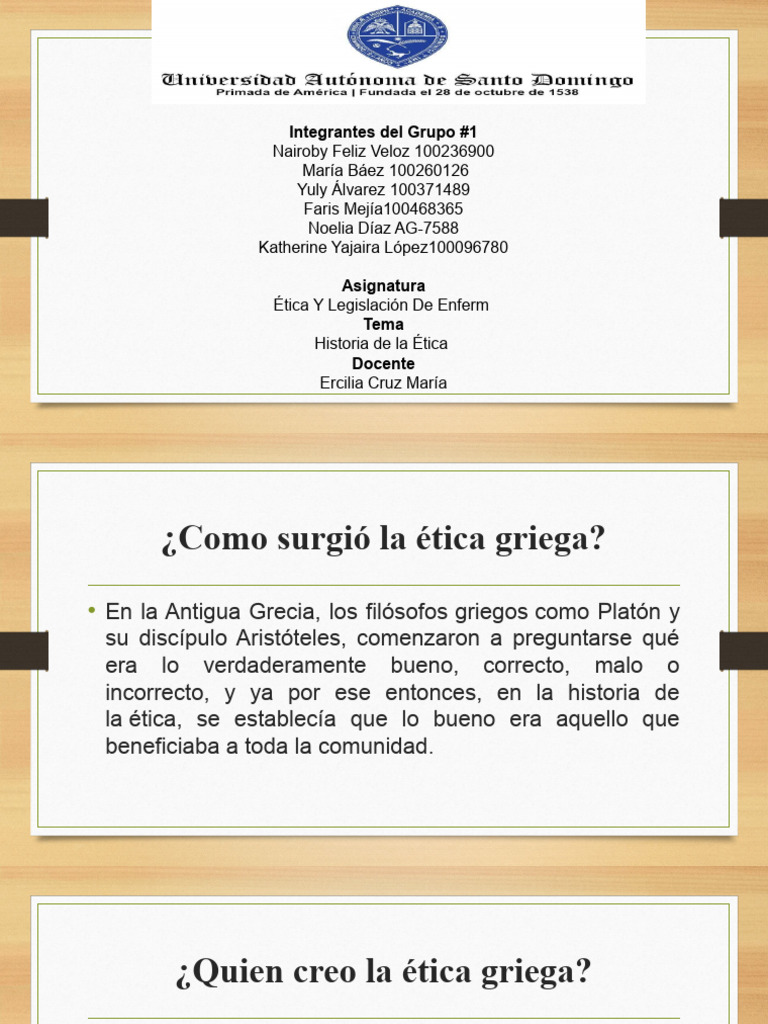 Historia de la Ética | PDF | Sócrates | Filosofía griega antigua
