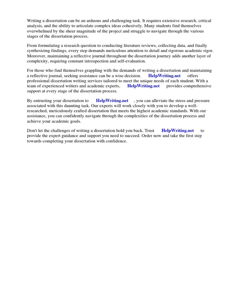 Dissertation Reflective Journal | PDF | Information Literacy | Experience