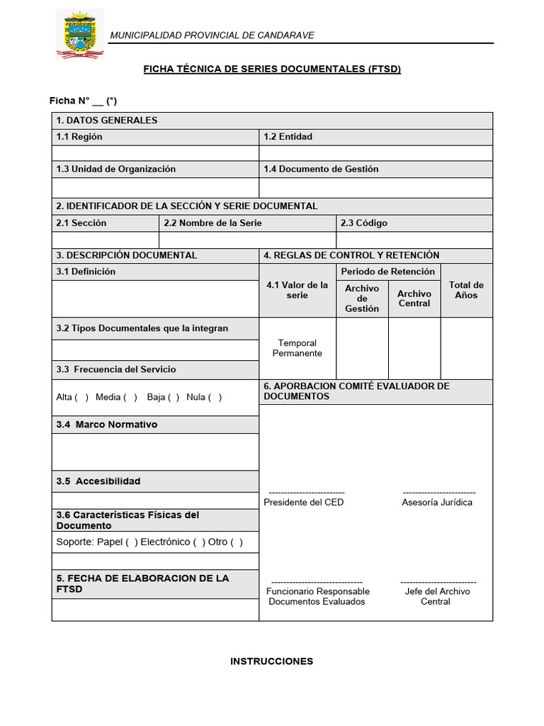 Formato - Ficha Técnica de Series Documentales | PDF Formato - Ficha Técnica de Series Documentales | PDF