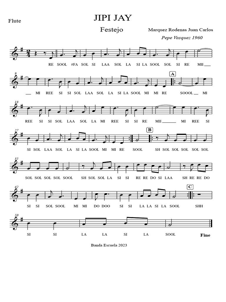 Jipi Jay Flute | PDF