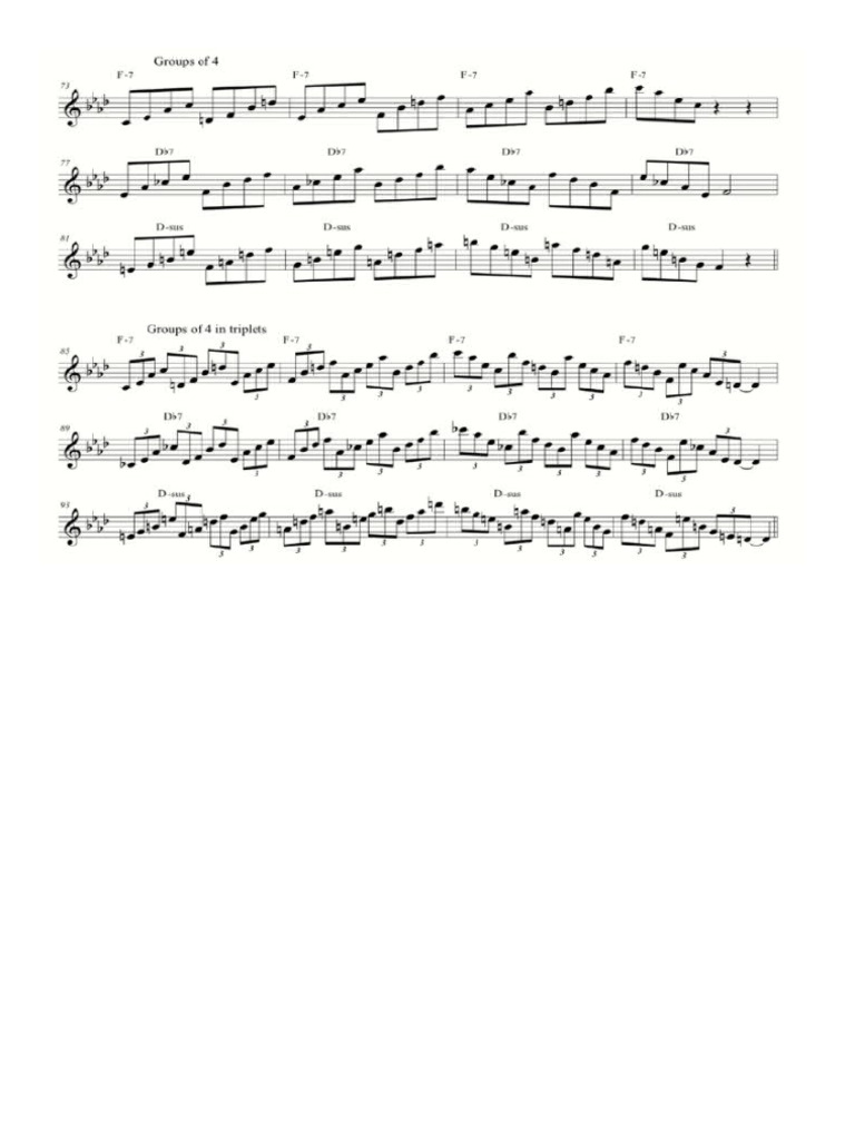 azz Excercises triplets | PDF