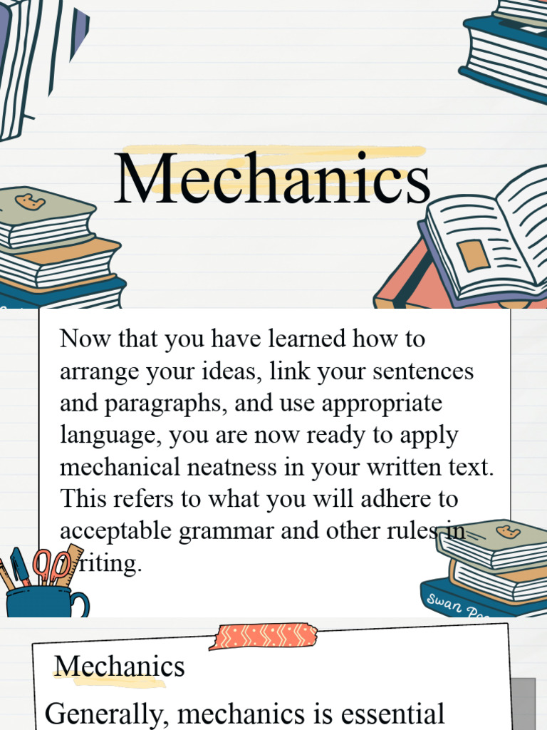 Importance of Writing Mechanics | PDF | Career & Growth | Art