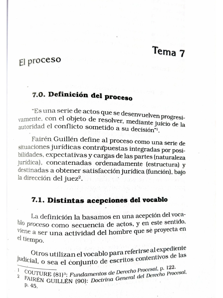DPC I. Tema 3 - El Proceso. Autor - Vicente Puppio-1 | PDF