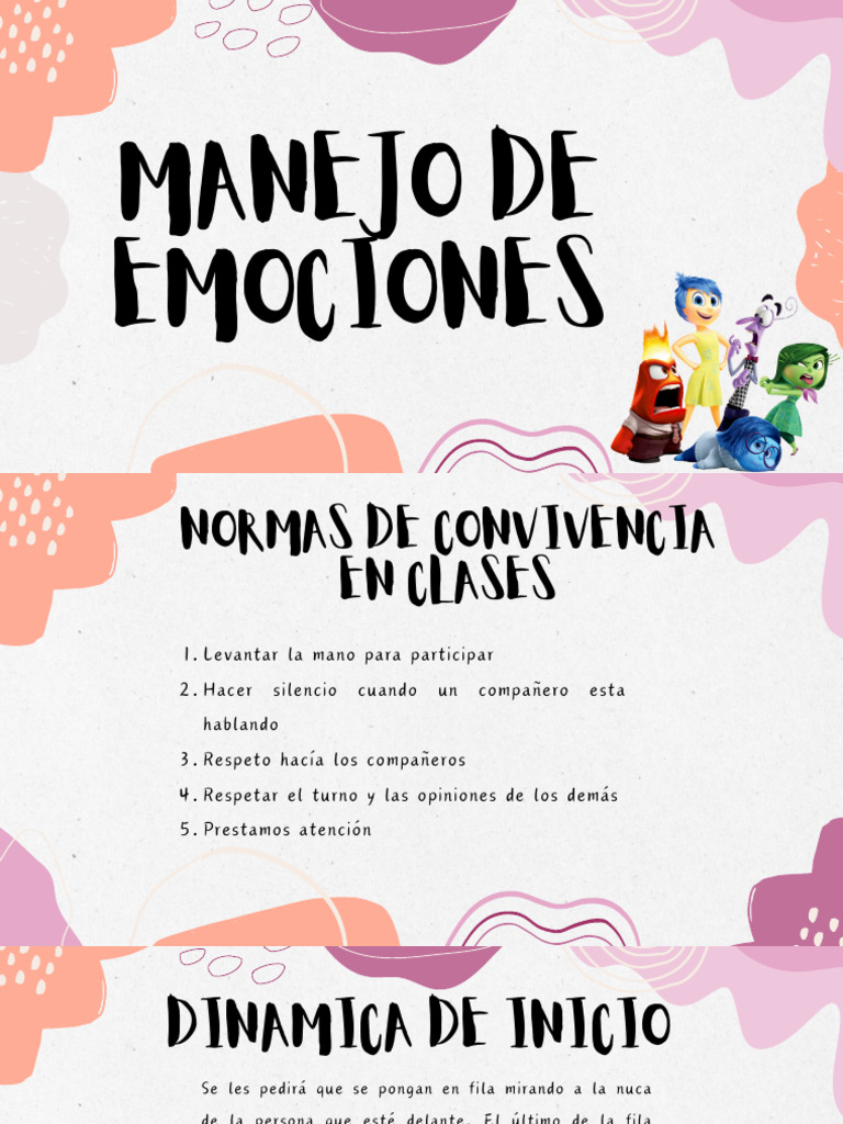 Ruleta para el Manejo de Emociones | PDF | Las emociones | Motivación