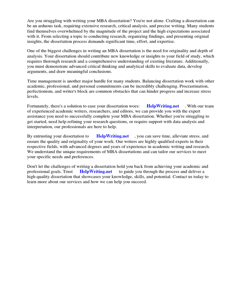 Mba Dissertation Samples PDF | PDF | Supply Chain | Supply Chain Management