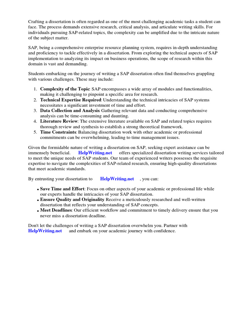 Sap Dissertation | Download Free PDF | Enterprise Resource Planning | Business Economics