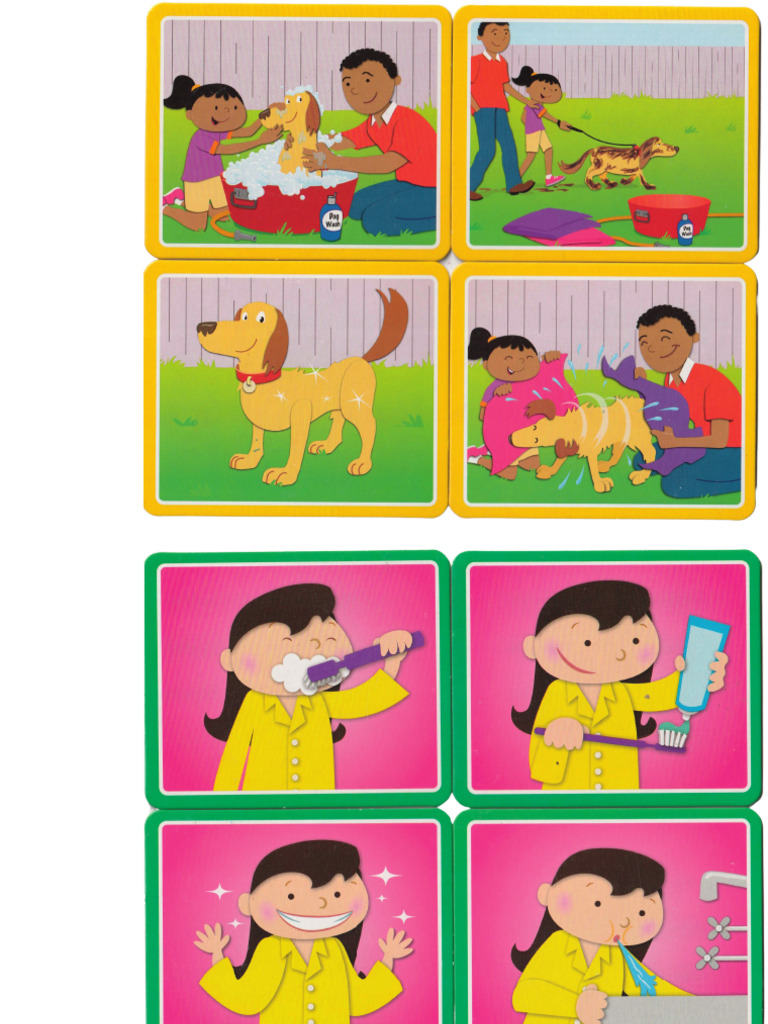 4 Scene Sequencing Cards | PDF