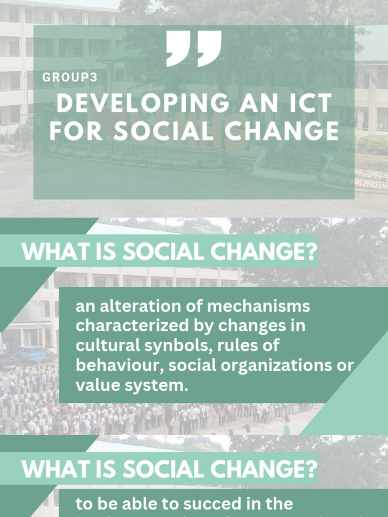 Developing An Ict Project For Social Change | PDF | Social Media ...