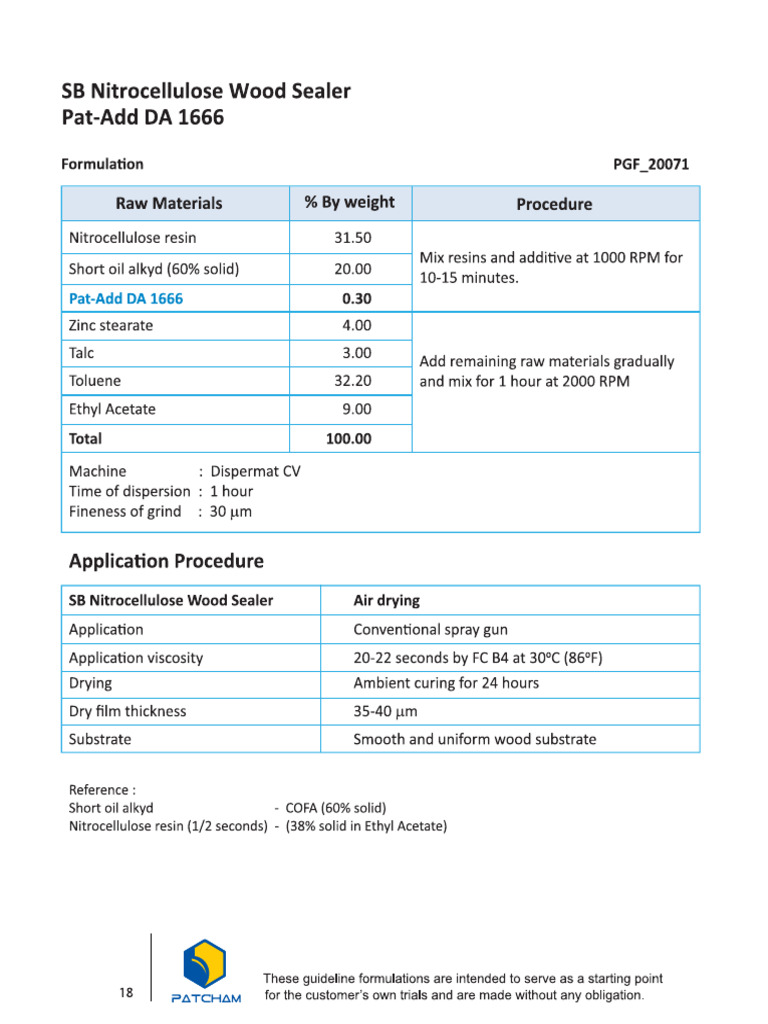 2 Nitrocellulose Wood Sealer | PDF