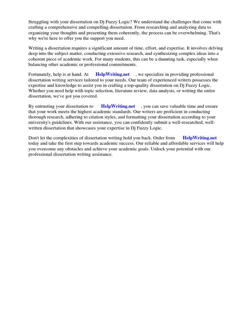 DJ Fuzzy Logic Dissertations | PDF | Fuzzy Logic | Science