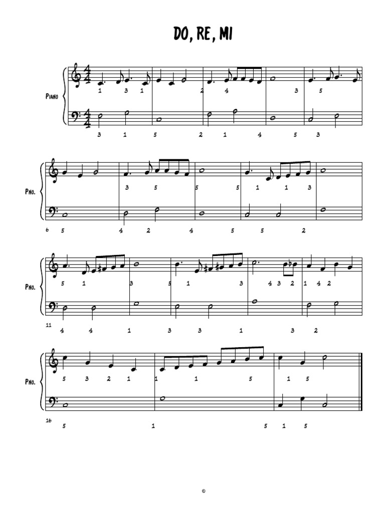 DO RE MI.piano | PDF