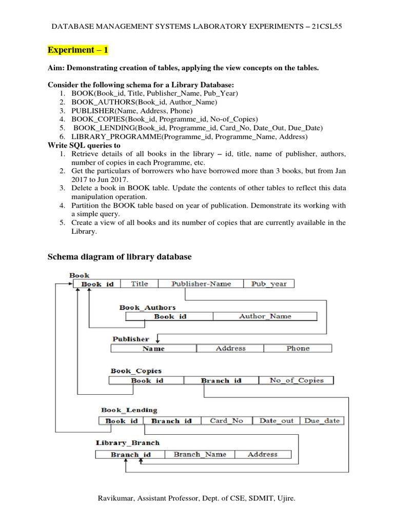 Dbms Lab Manual | PDF