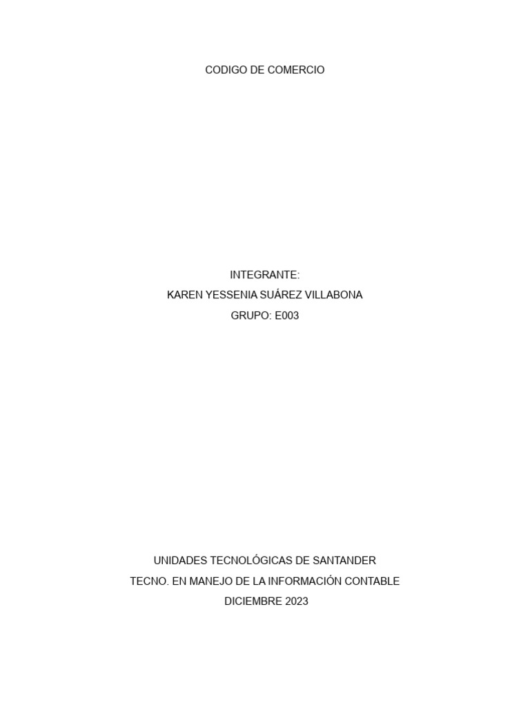 Codigo de Comercio Arreglado | PDF