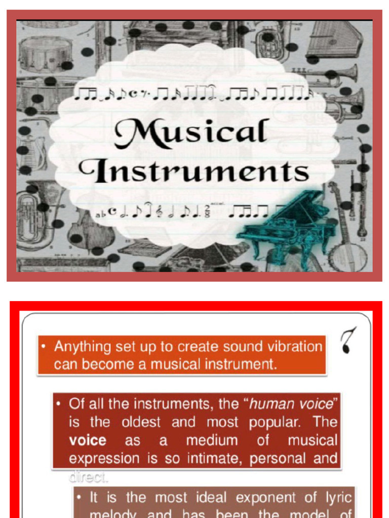 MAPEH 6 - MUSIC PPT Q3 - Musical Instruments 2 | PDF