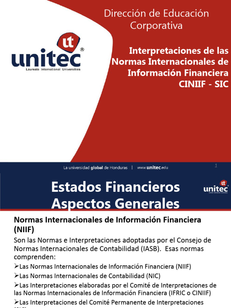 Interpretaciones CINIIF y SIC en NIIF | PDF | normas internacionales de ...