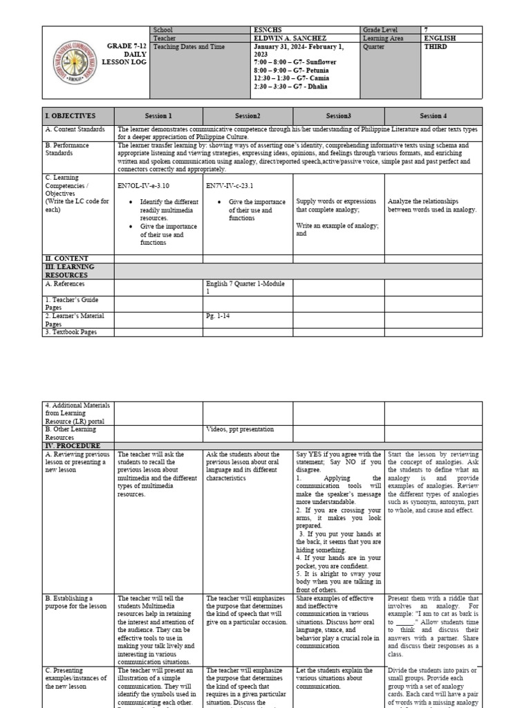 DLP2 | PDF | Analogy | Communication